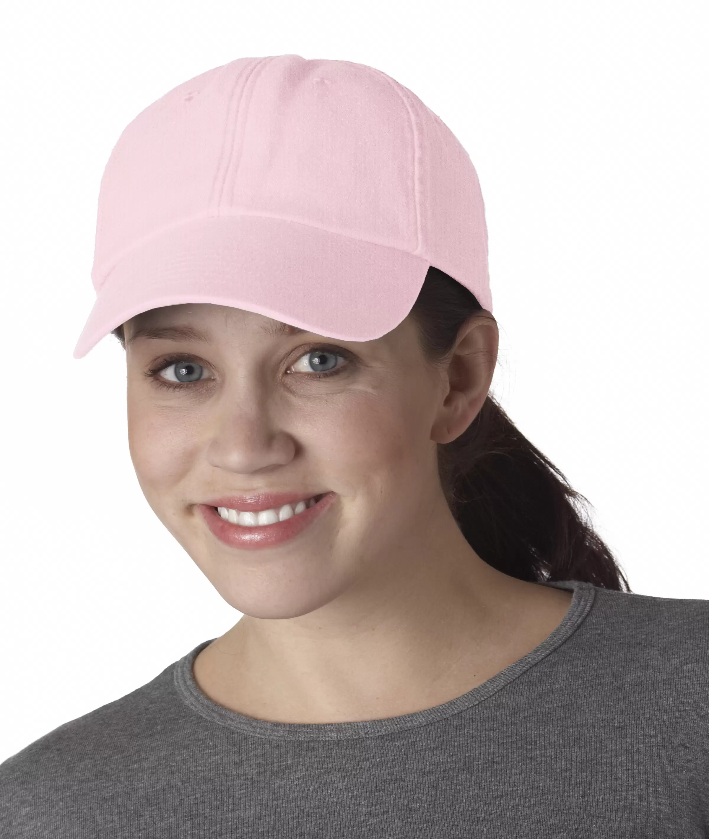 8140 UltraClub® Classic Cut Solid-Color Pigment-Dyed Cotton Cap