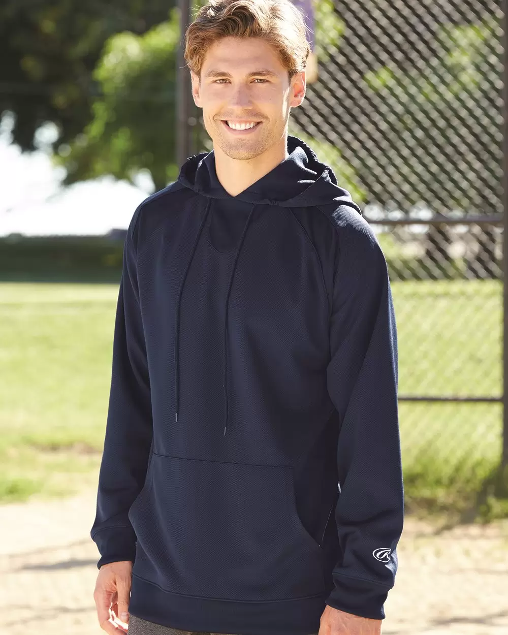 Rawlings 9709 Mesh Fleece Hooded Sweatshirt - From $10.85