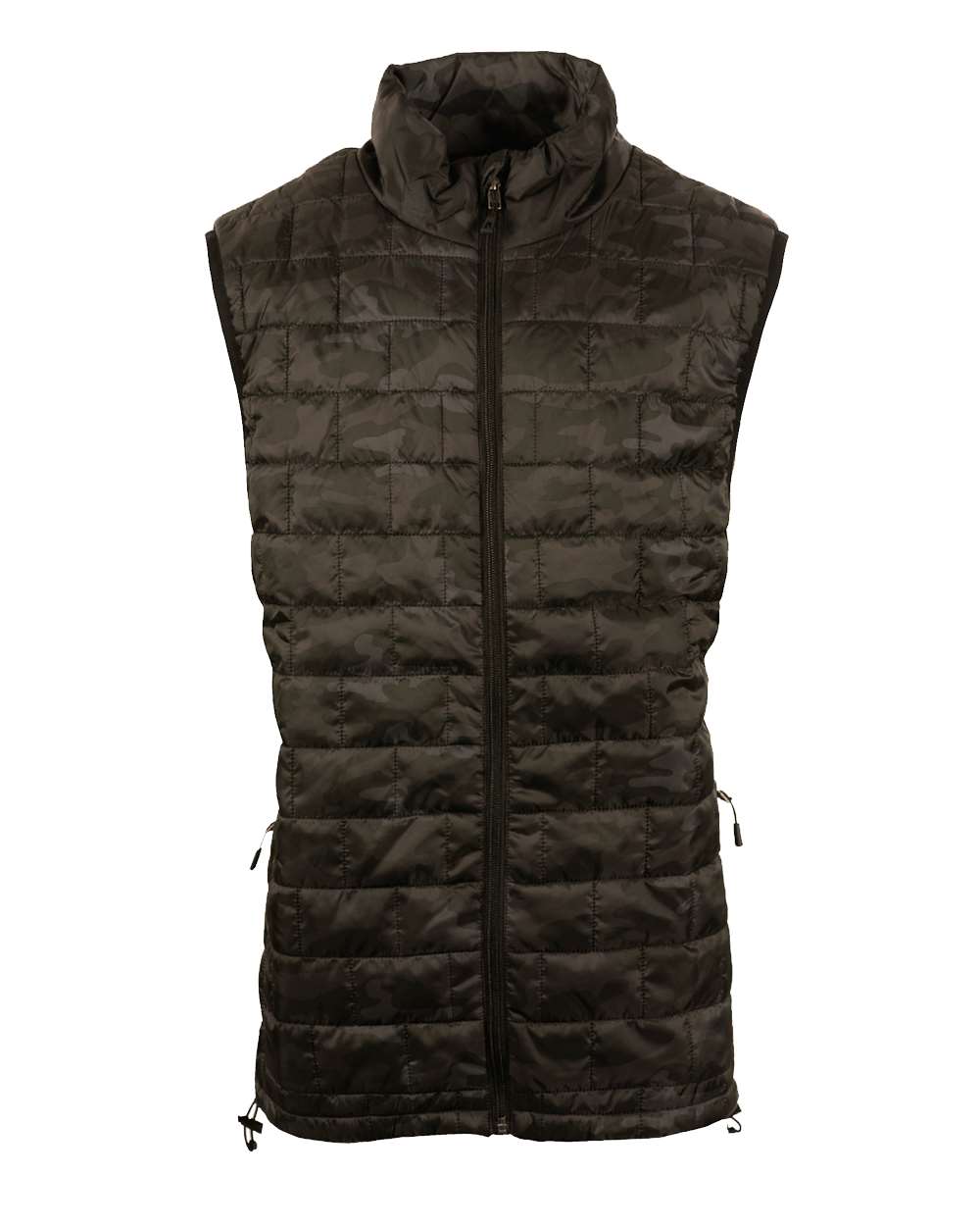 Burnside Clothing 8703 Elemental Puffer Vest Black Camo - From $24.30