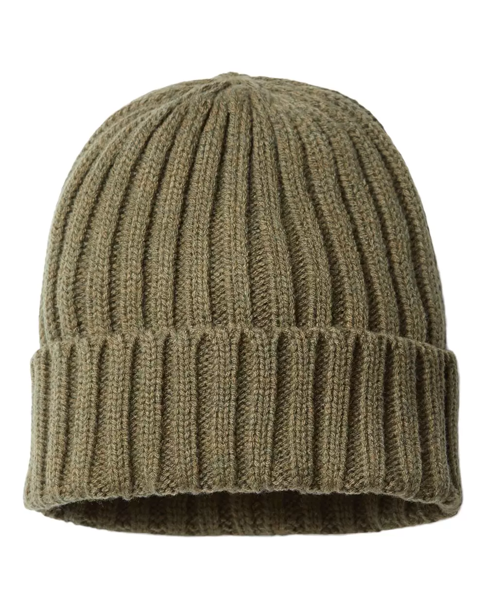Atlantis Headwear SHORE Sustainable Cable Knit Olive