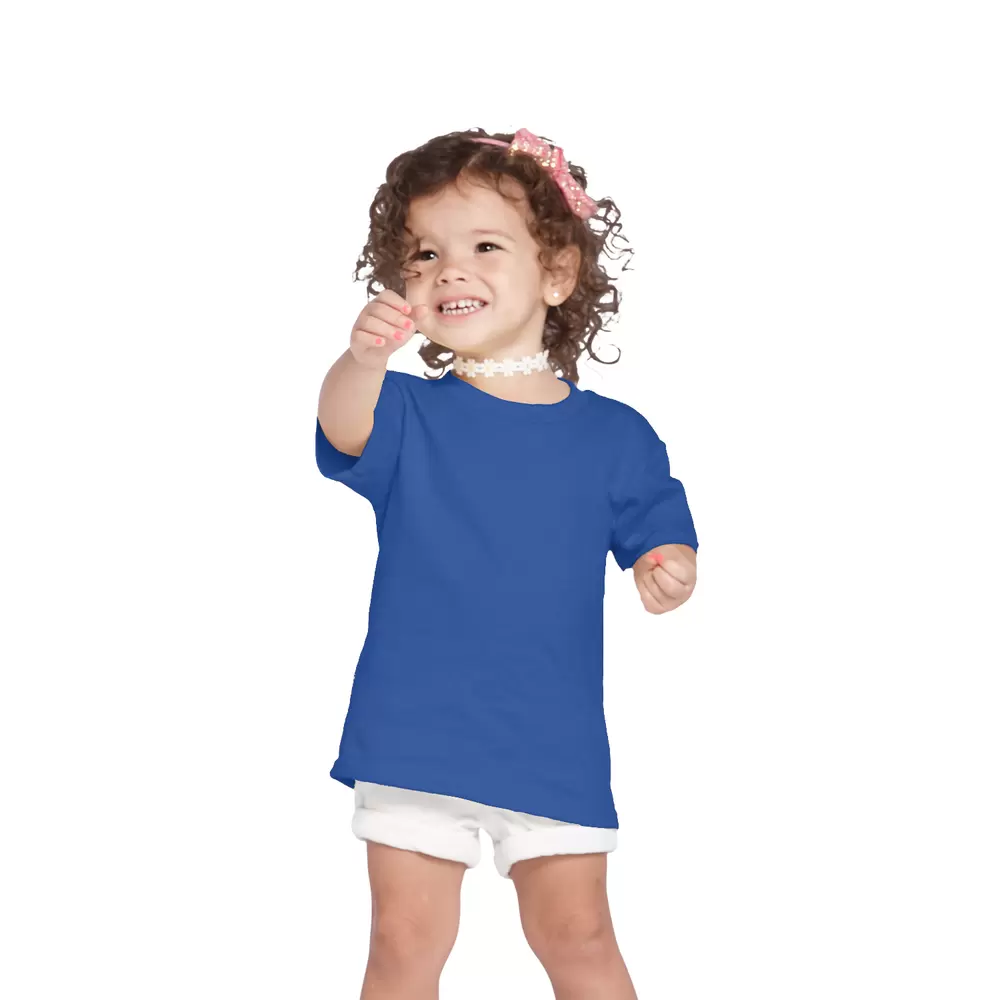 65200 Delta Apparel Toddler Short Sleeve 5.5 oz. Tee - From $0.60