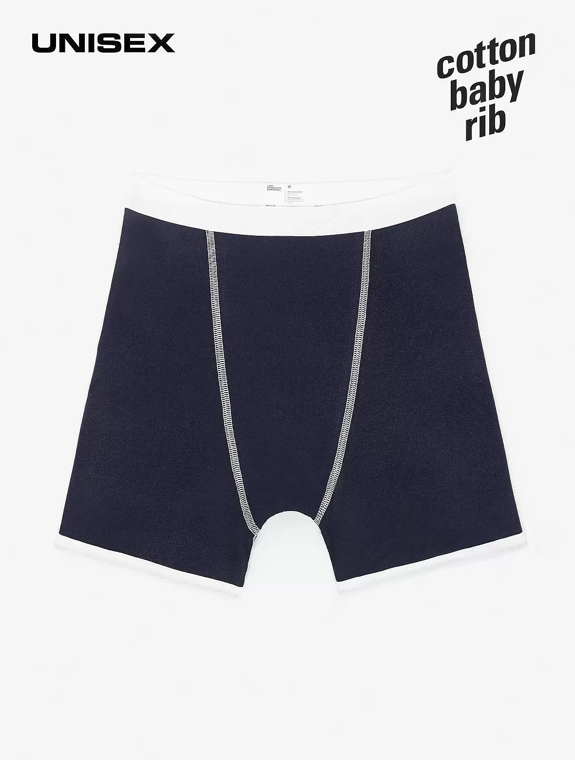 Los Angeles Apparel 44043 Baby Rib Boxer Brief