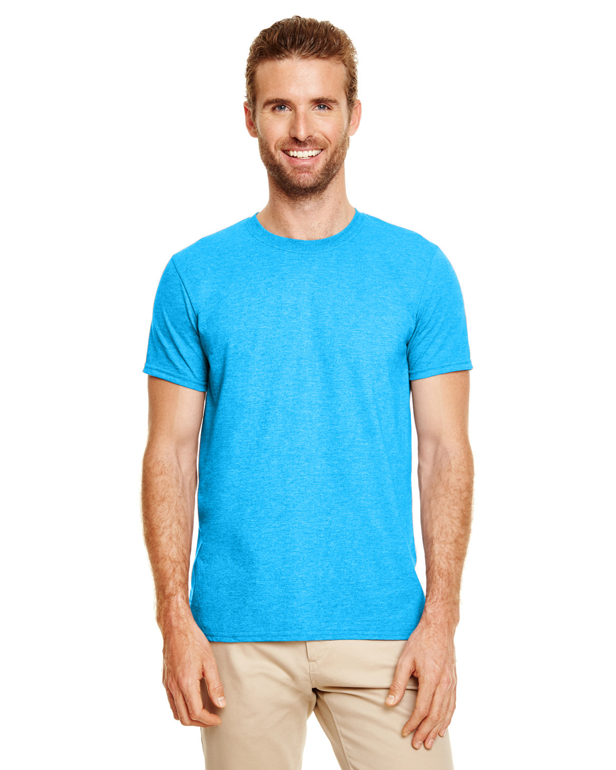 Gildan 64000 | G640 Softstyle Gildan T-shirt Heather Sapphire - From $3.31