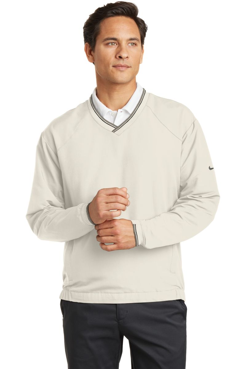 Nike Golf V Neck Wind Shirt 234180 Birch - blankstyle.com