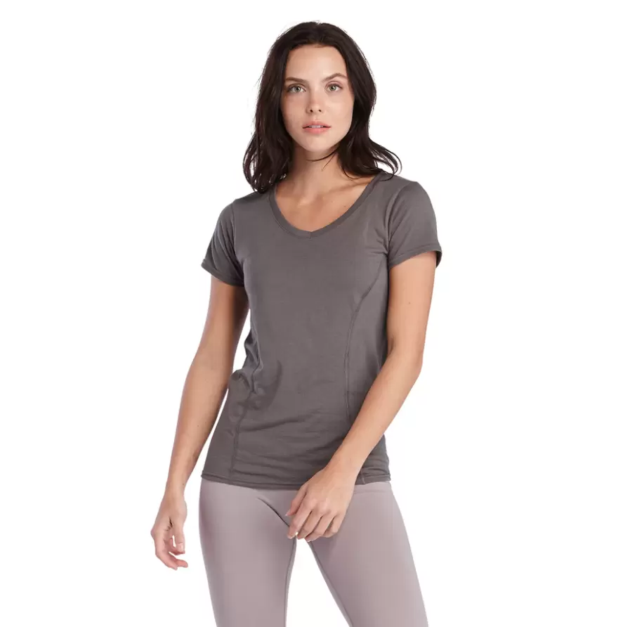 Delta Apparel 56535S Princess V-Neck Tee - blankstyle.com